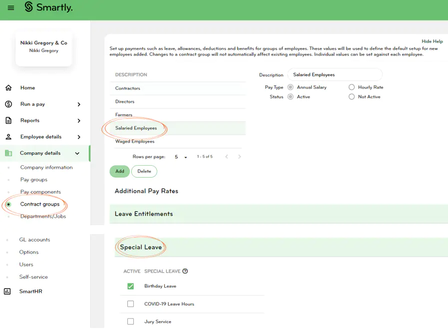 Smartly | Special leave